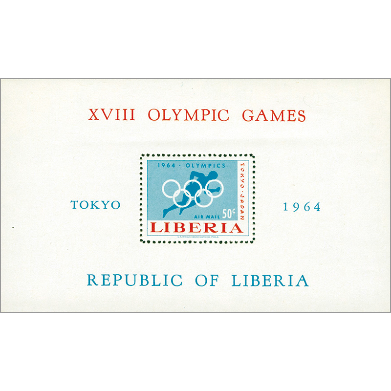 切手・趣味の通信販売｜スタマガネット 第18回東京五輪3種＋小型シート: 外国切手